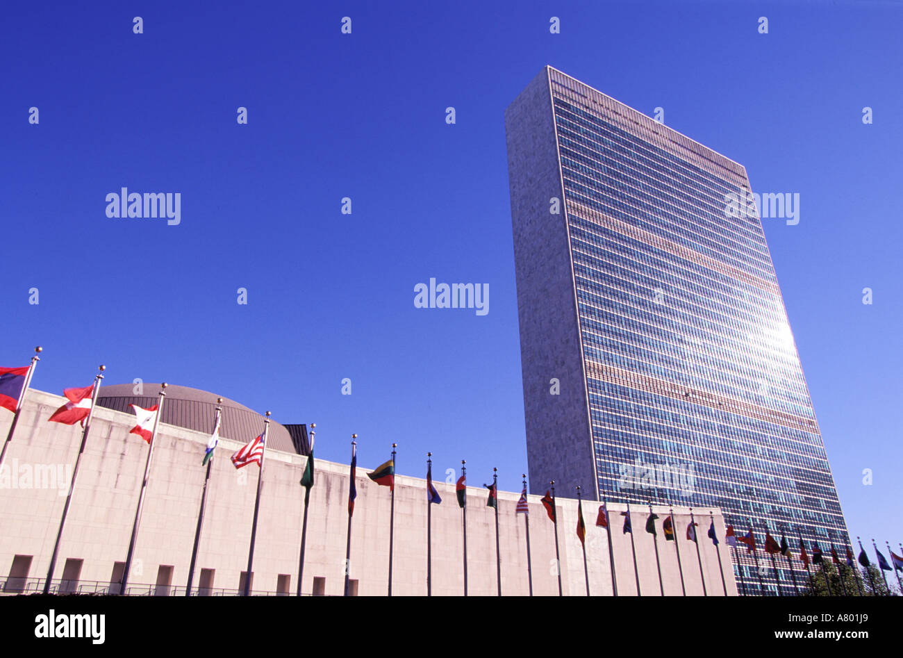 United States, New York, Manhattan, United Nations main office (UNO ...