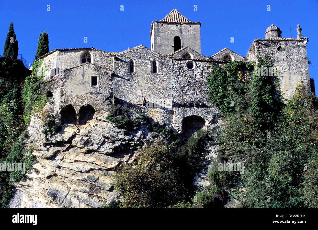 France, Vaucluse, Vaison la Romaine, castle Stock Photo - Alamy