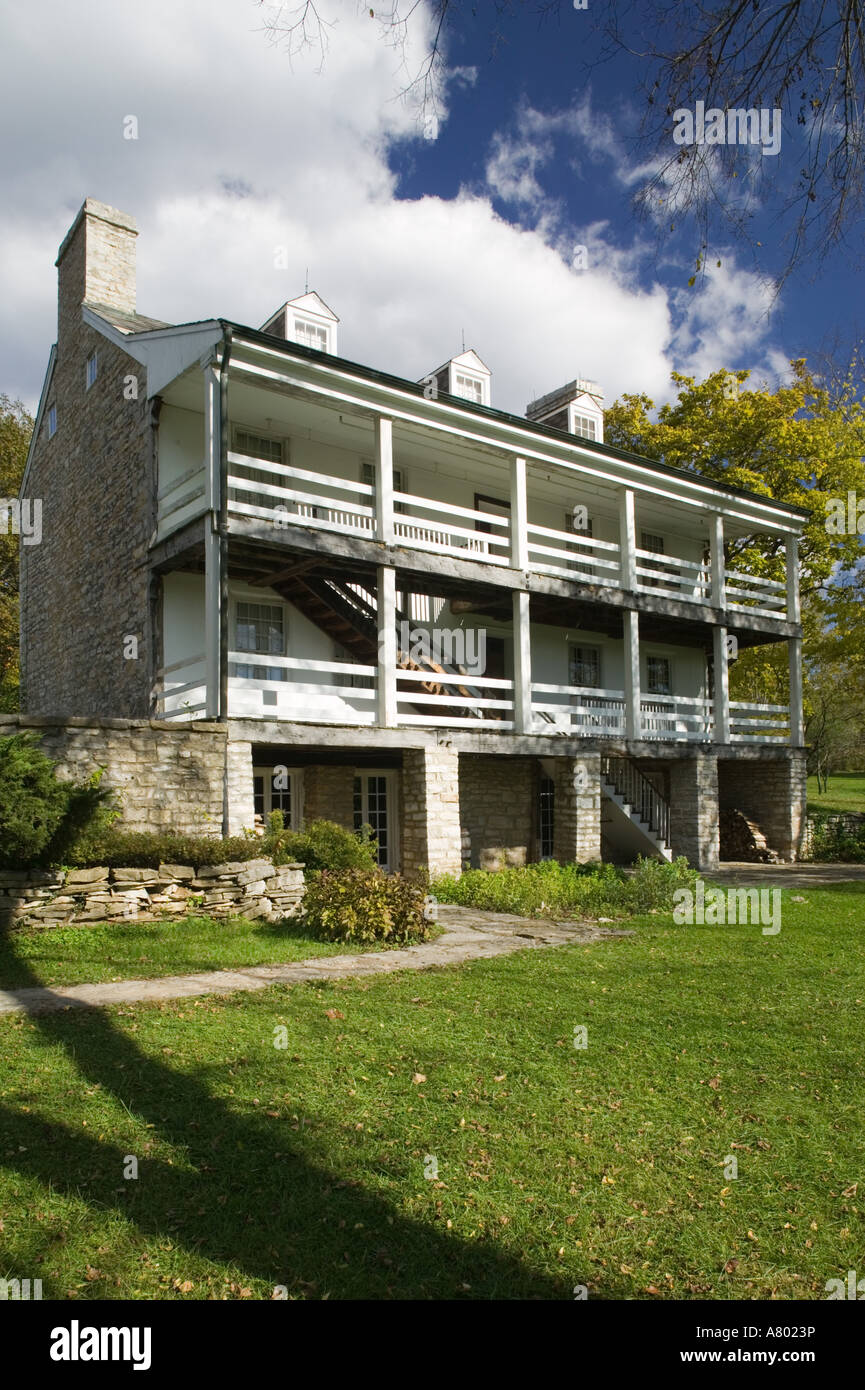 USA, Missouri, Defiance: Former Home of Frontiersman Daniel Boone (1803 ...