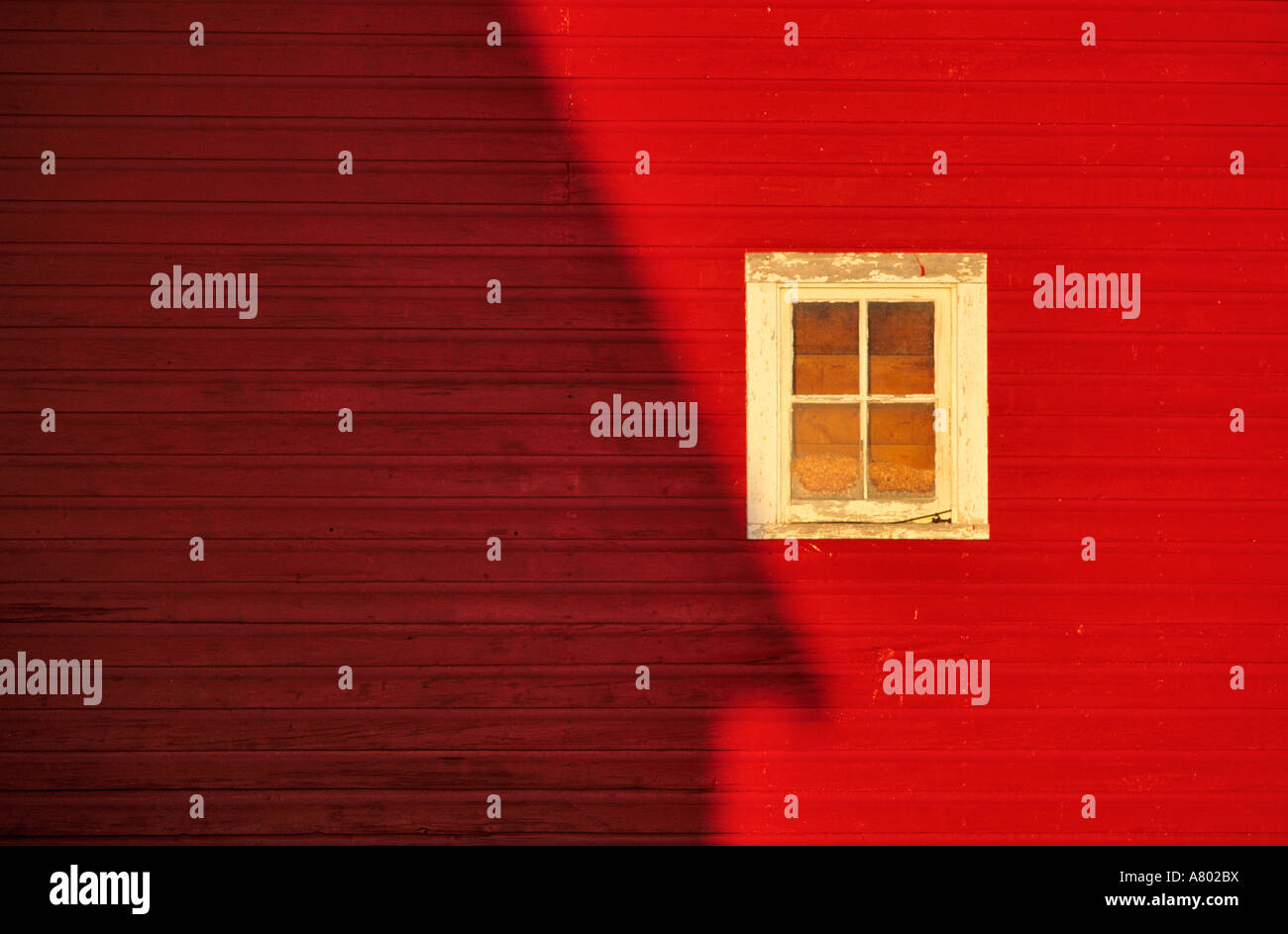 Barn shadow at Columbia Falls Montana Stock Photo - Alamy