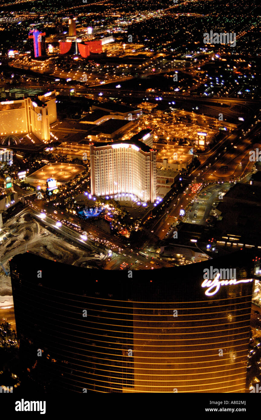 Las Vegas aerial view taken from a blimp Stock Photo - Alamy
