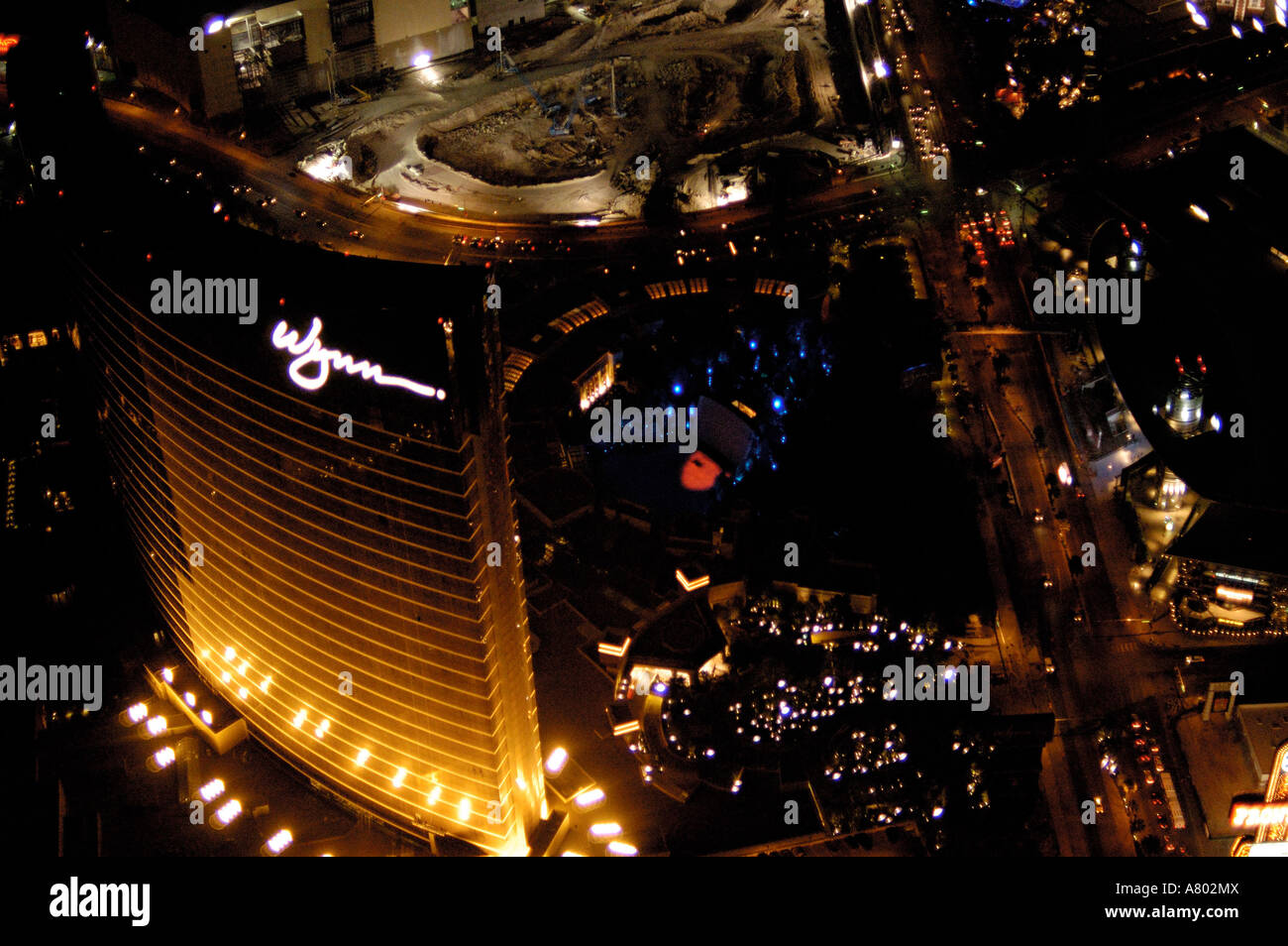 Las Vegas aerial view from a blimp Stock Photo - Alamy