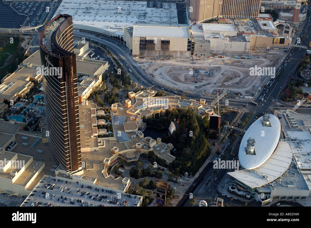 Las Vegas aerial view from a blimp Stock Photo - Alamy
