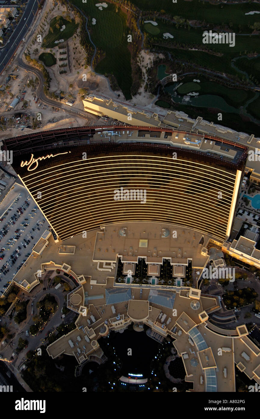 Las Vegas aerial view from a blimp Stock Photo - Alamy