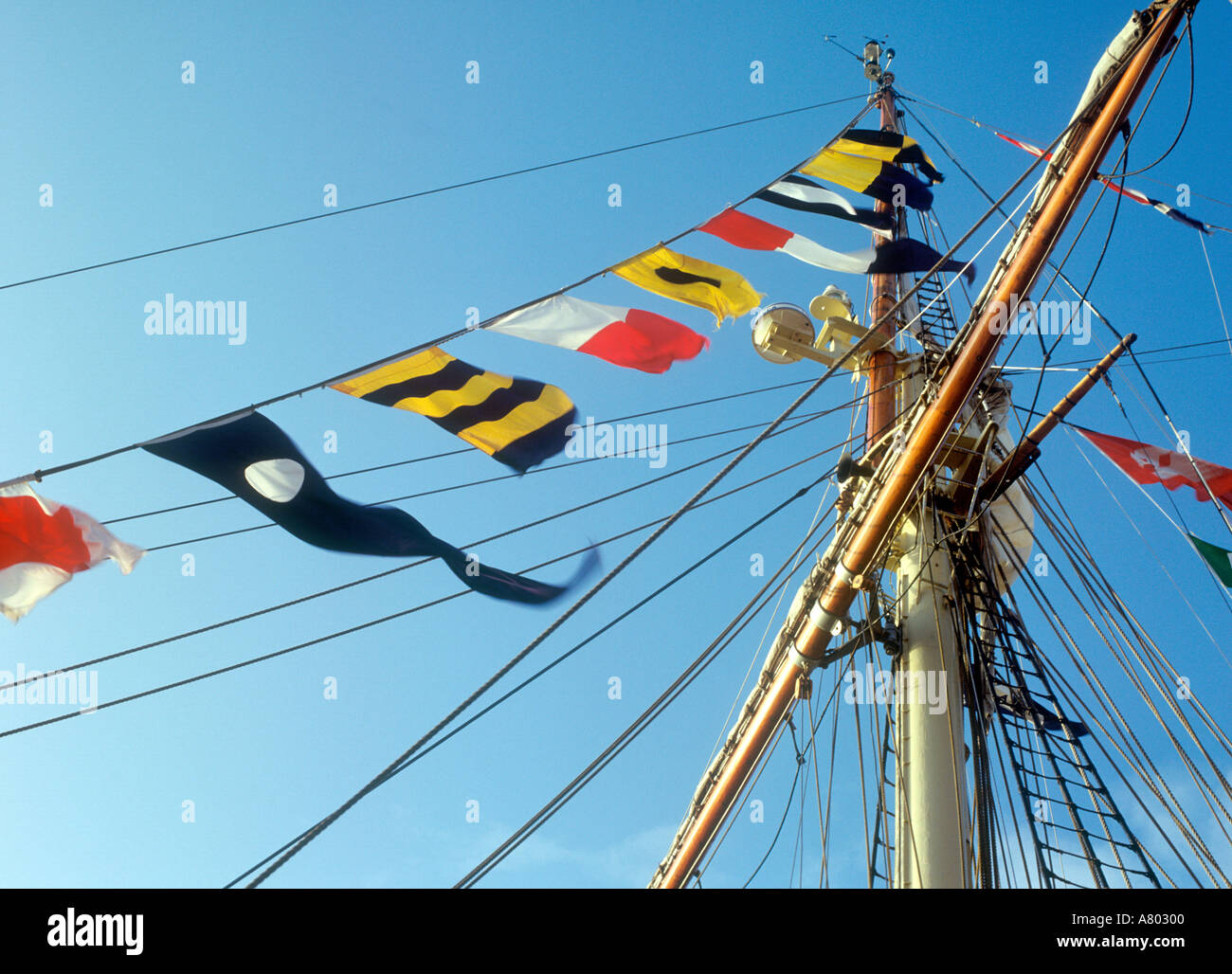 Semaphore flags hi-res stock photography and images - Alamy