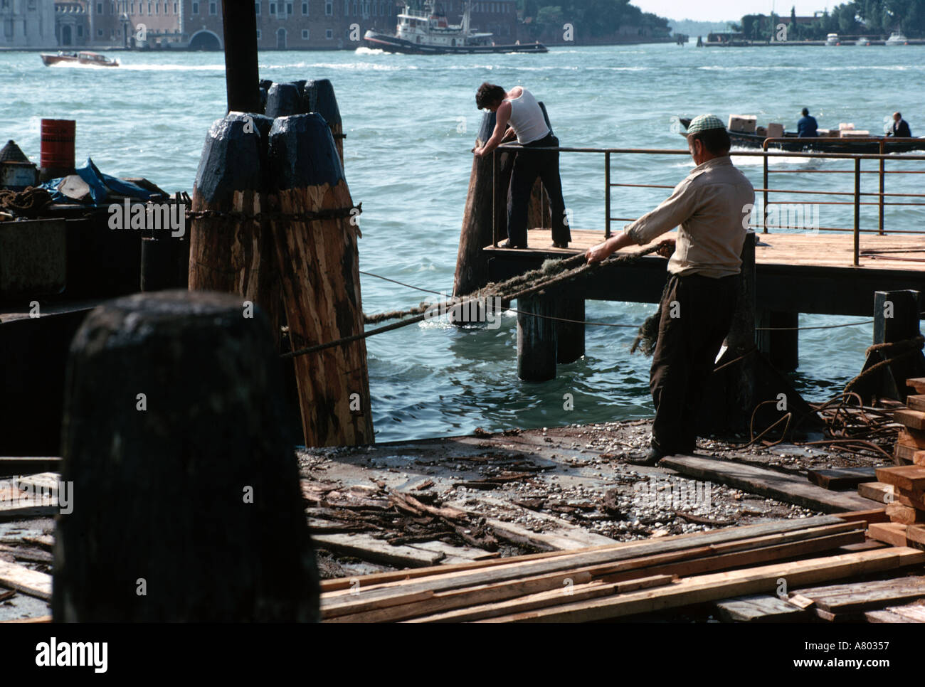 Jetty repairs hi-res stock photography and images - Alamy