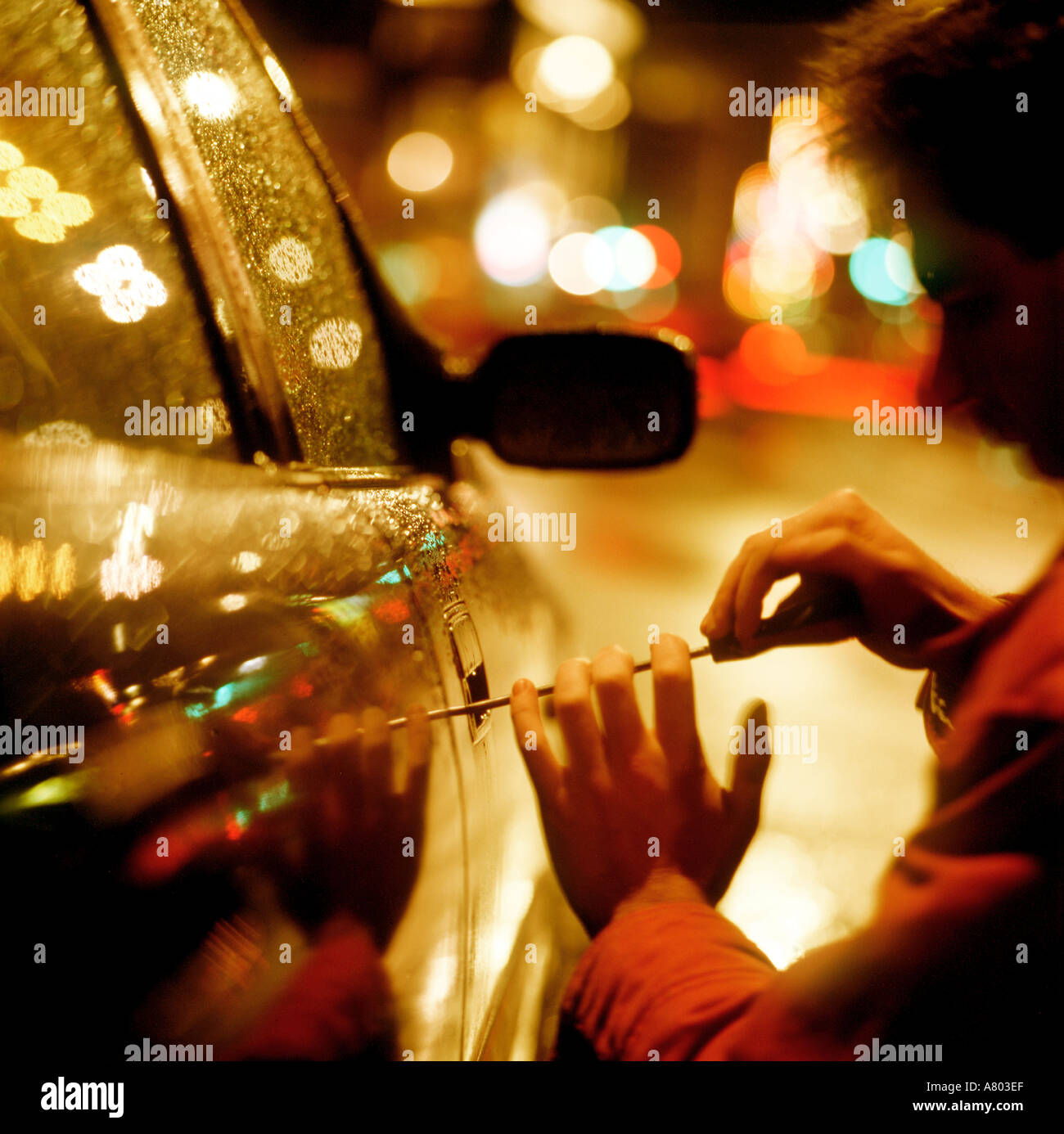 Thief in rain hi-res stock photography and images - Alamy