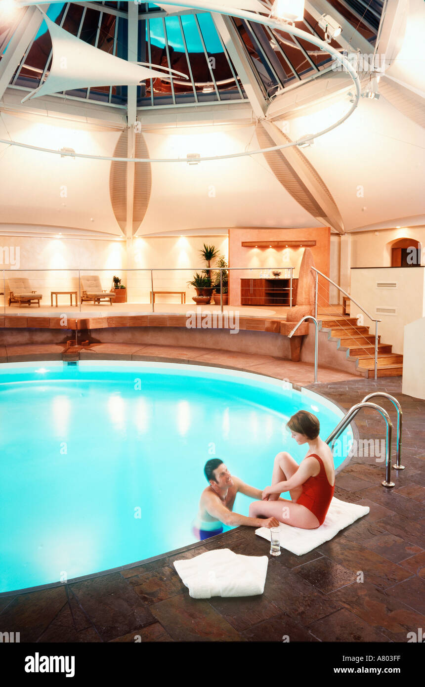 Intimate swimming couple romance hi-res stock photography and images ...