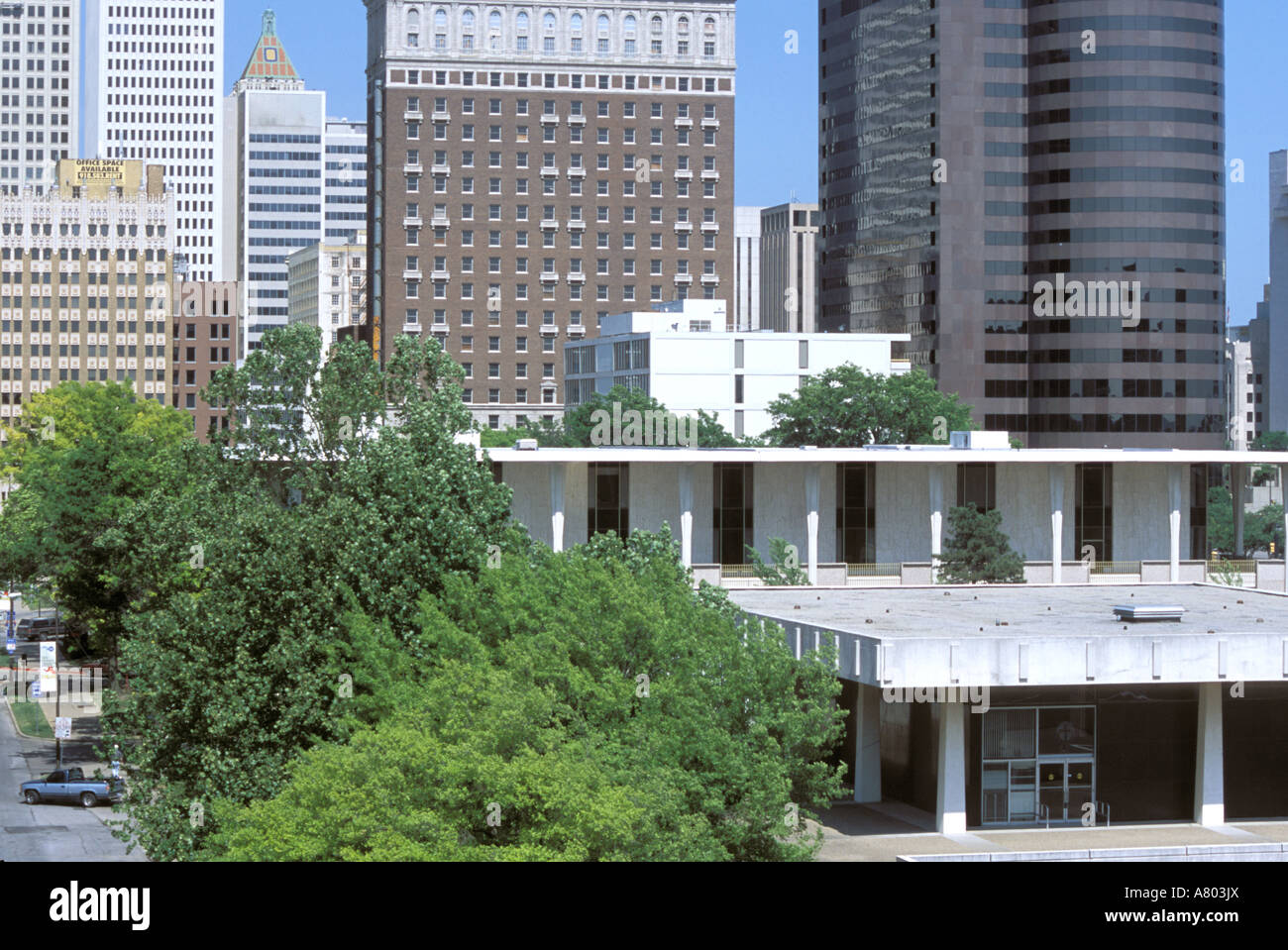 North America, USA, Oklahoma, Tulsa. Downtown Stock Photo - Alamy