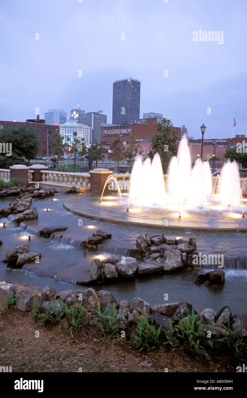 North America, USA, Oklahoma, Oklahoma City. Brickyard district ...