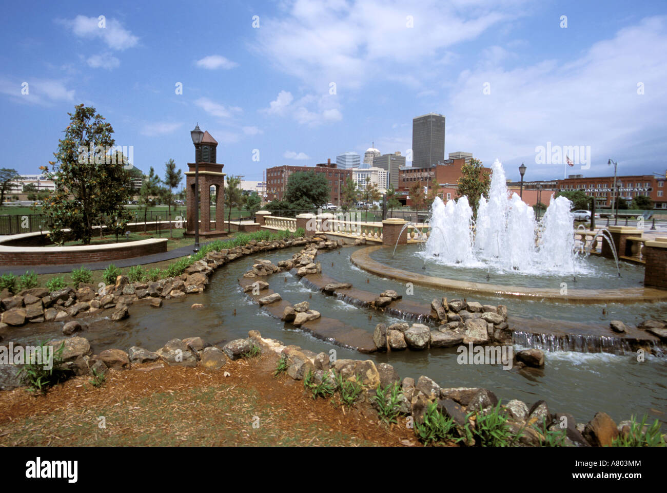 North America, USA, Oklahoma, Oklahoma City. Brickyard district Stock ...