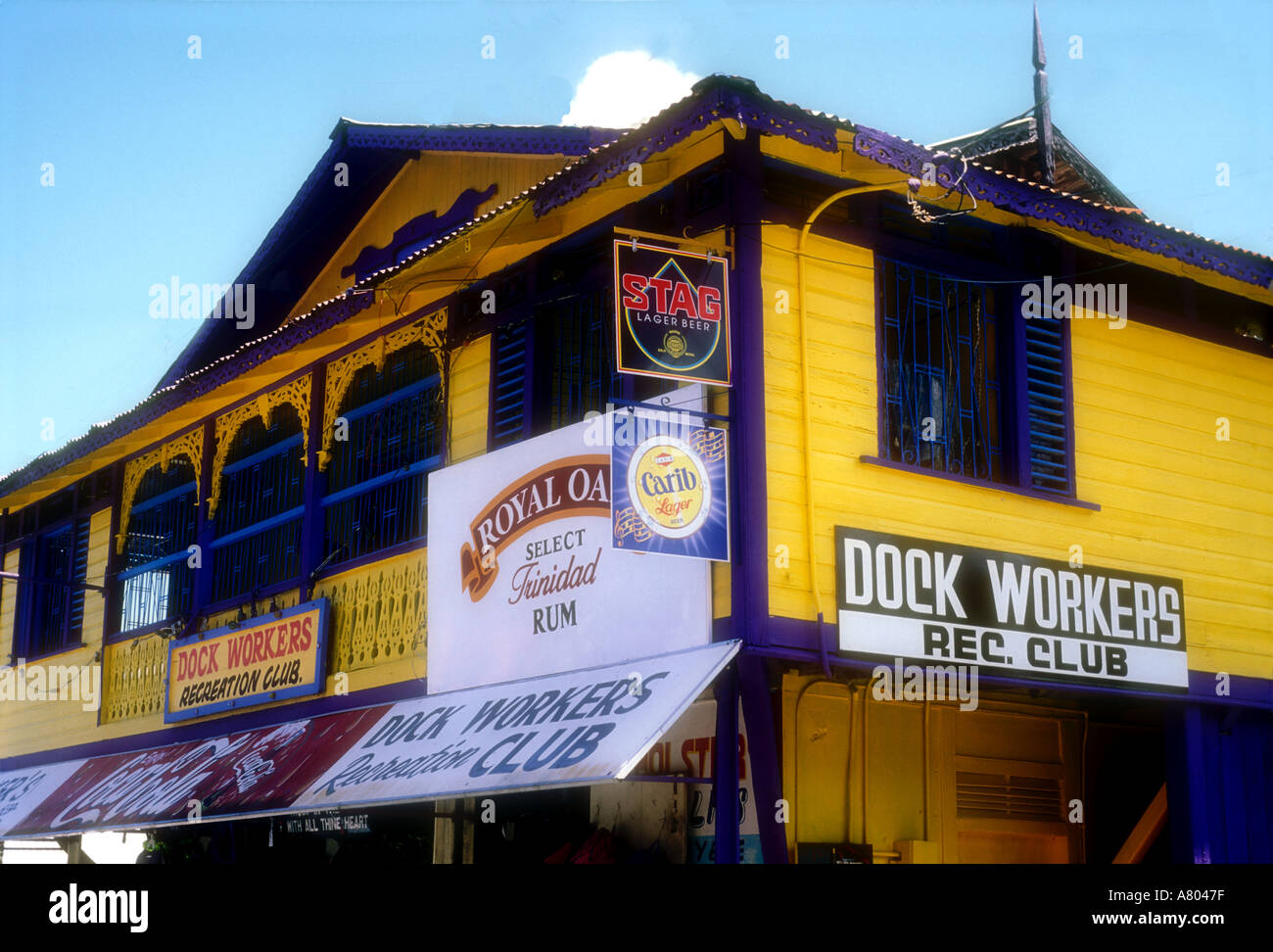 The central stores at Scarborough capital of Tobago West Indies ...
