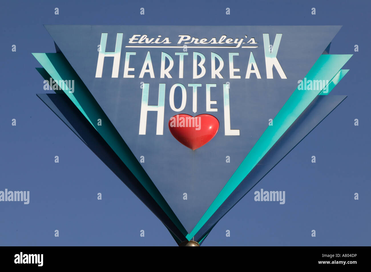 USA, Tennessee, Memphis, Sign for the Heartbreak Hotel Stock Photo - Alamy