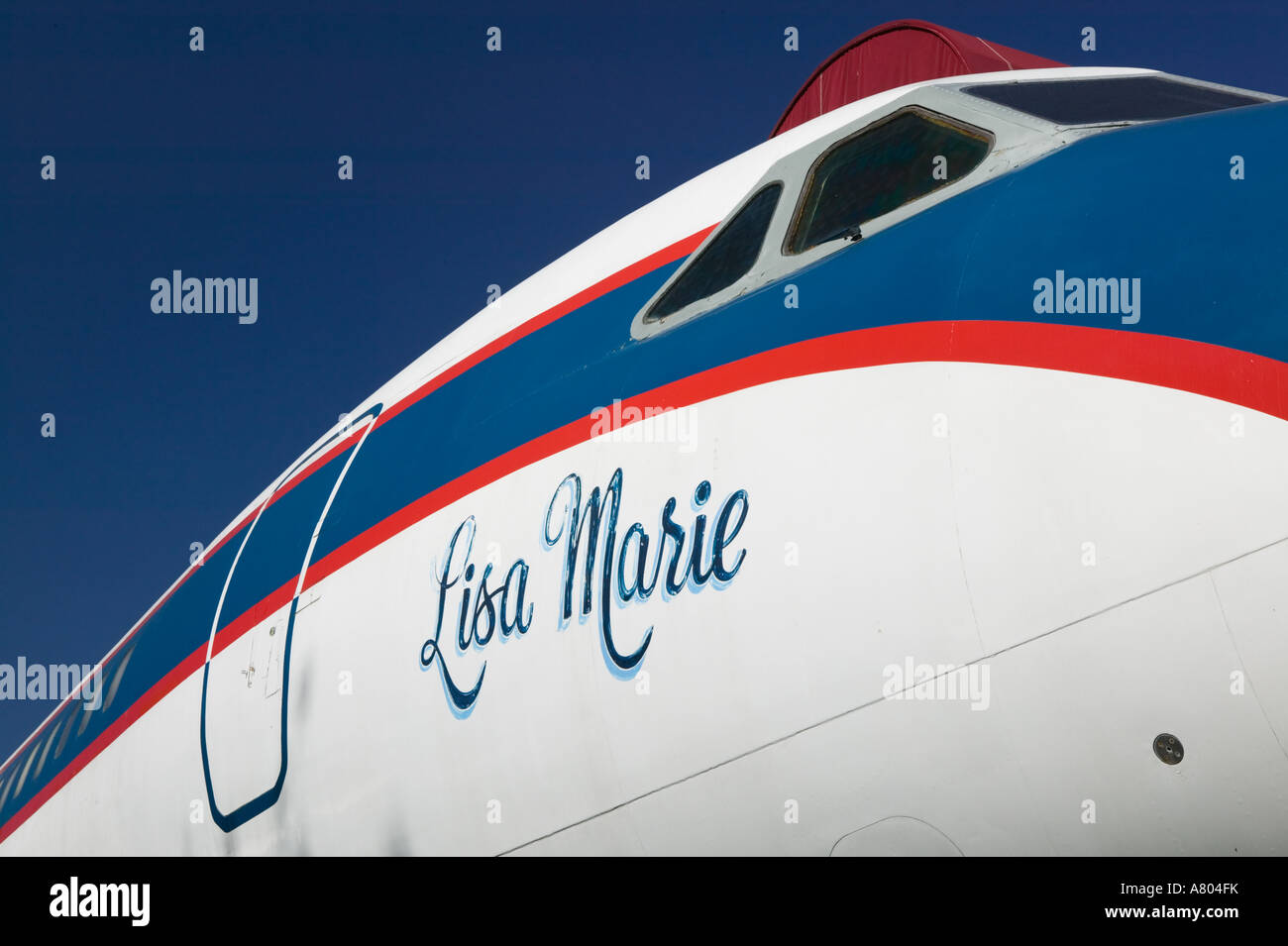Lisa marie presley airplane hi-res stock photography and images - Alamy