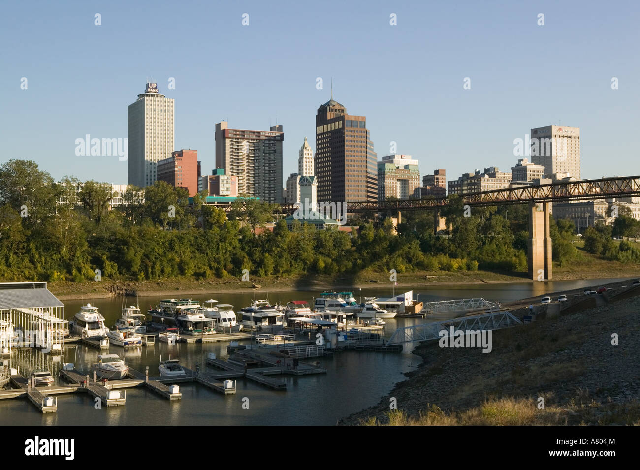 USA, Tennessee, Memphis, City View from Mud Island Stock Photo - Alamy