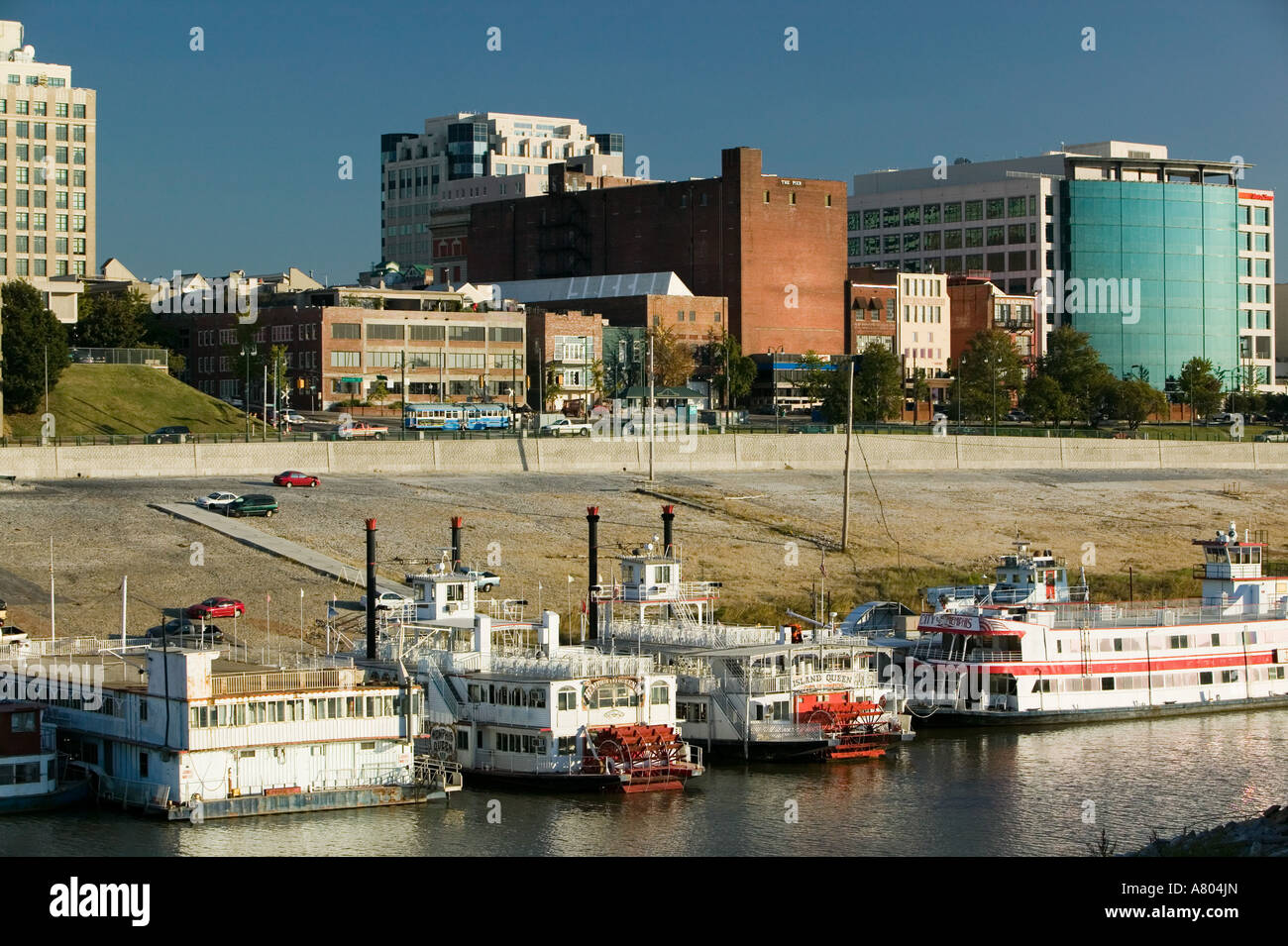 USA, Tennessee, Memphis, Riverboat View from Mud Island Stock Photo - Alamy