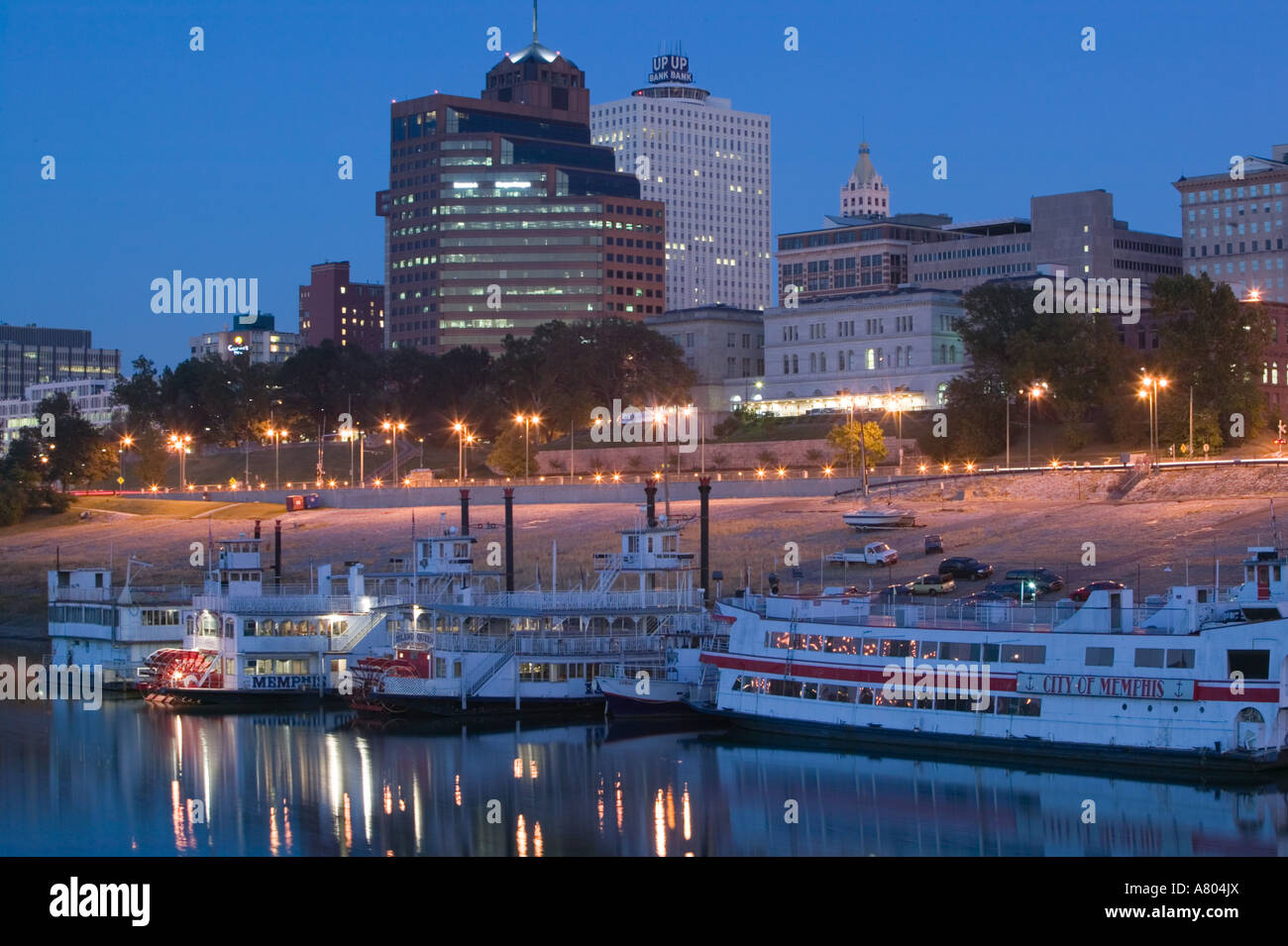 USA, Tennessee, Memphis, City View from Mud Island Stock Photo - Alamy