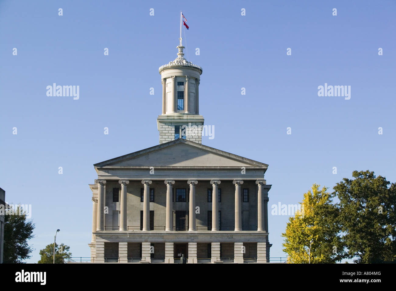 USA, Tennessee, Nashville: Tennessee State Capitol Building Stock Photo ...