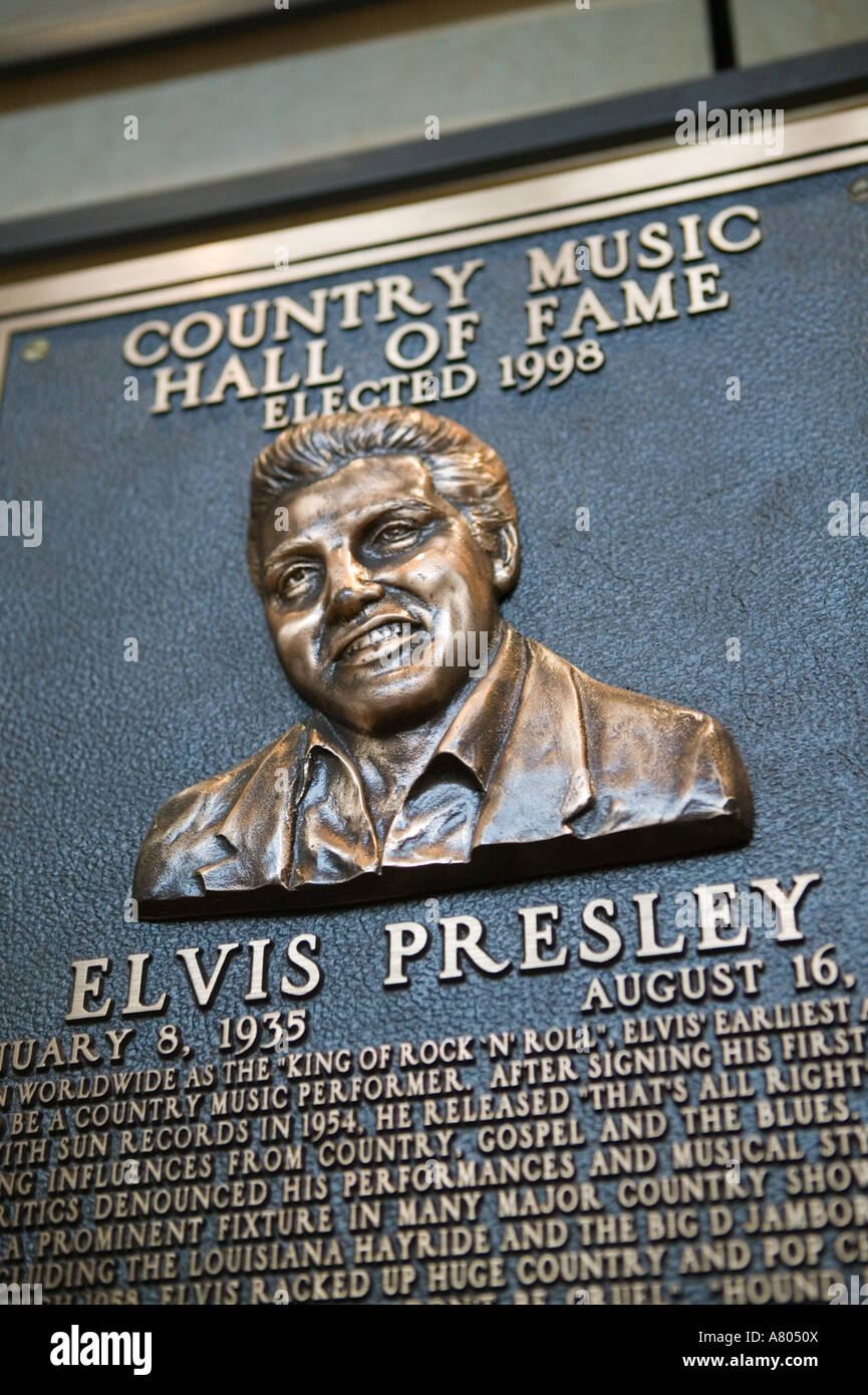 USA, Tennessee, Nashville: Country Music Hall of Fame, Hall of Fame ...
