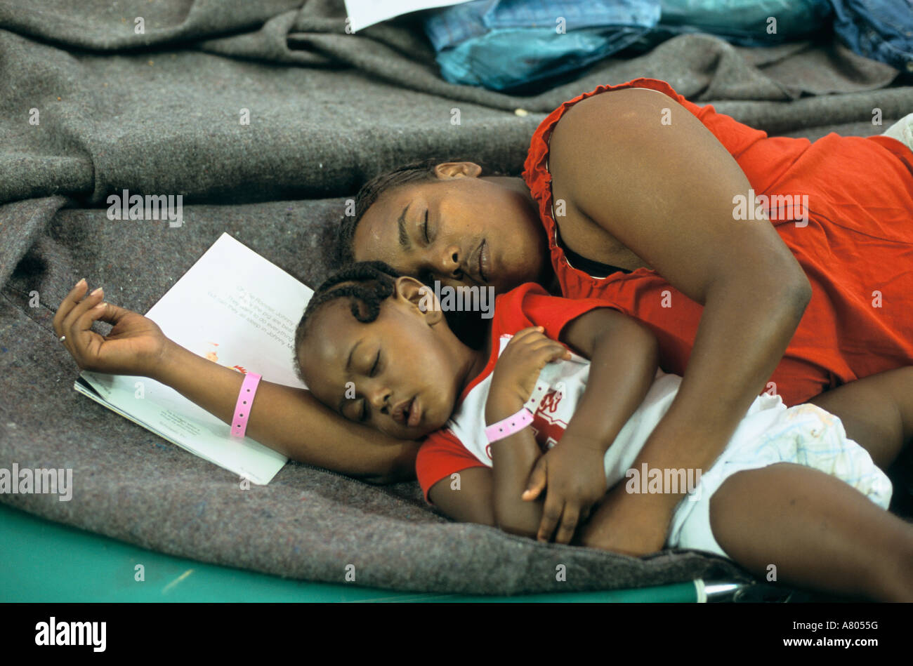 Houston, Texas - Victims of Hurricane Katrina displaced living in the ...