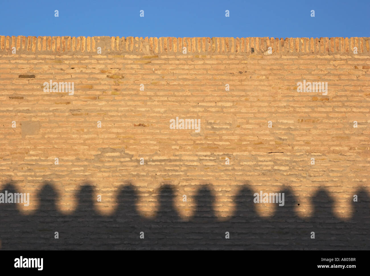 Shadow On Brick Wall Stock Photo - Alamy