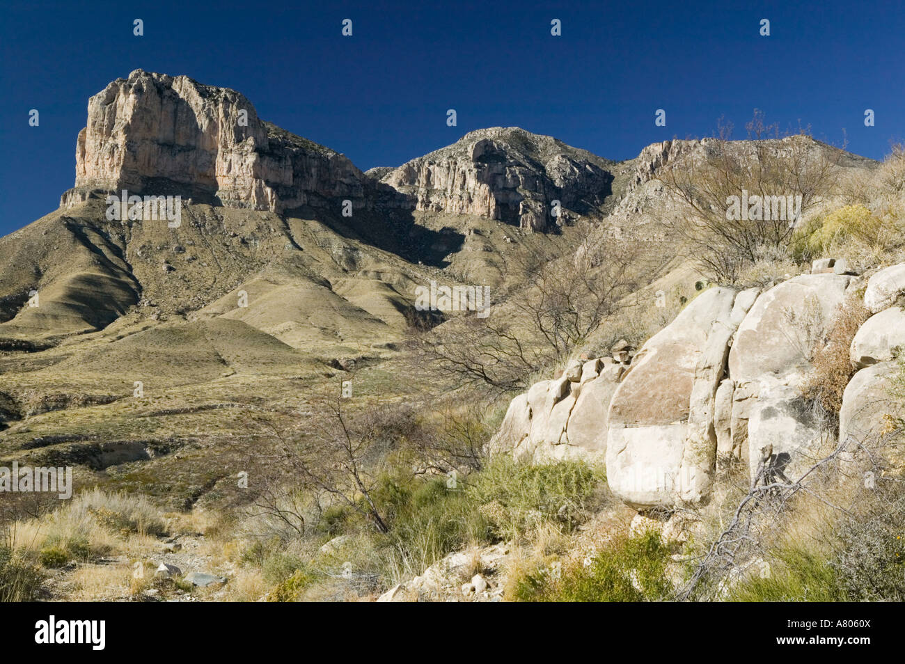 USA, TEXAS, Guadalupe Mountains National Park: Remote Texas Mountain ...