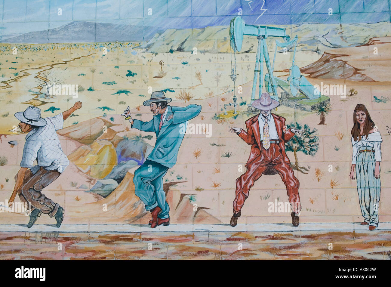 USA, TEXAS, El Paso: Segundo Bario, Mexican, American Neighborhood El ...