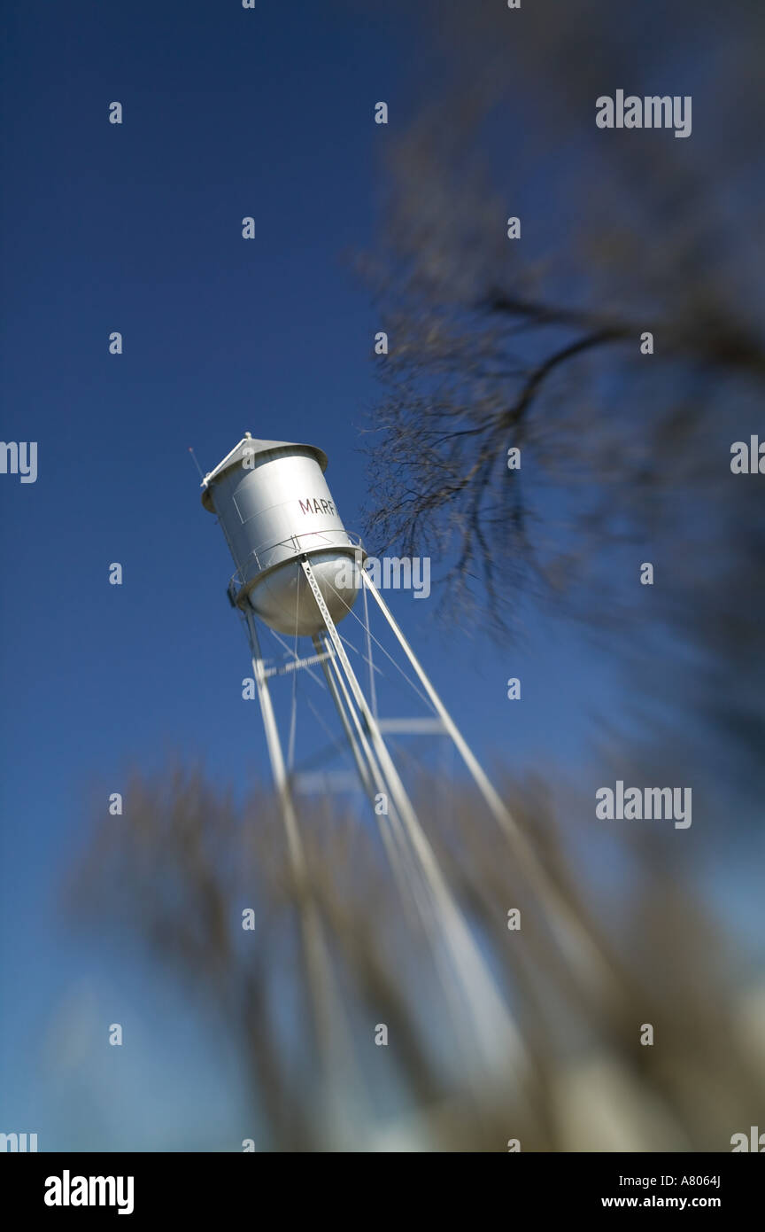 USA, TEXAS, West Texas, Marfa: Marfa Town Watertower Stock Photo - Alamy