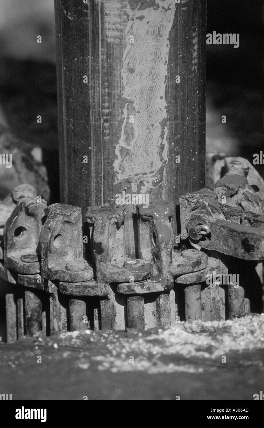 Drilling rig close up Stock Photo - Alamy