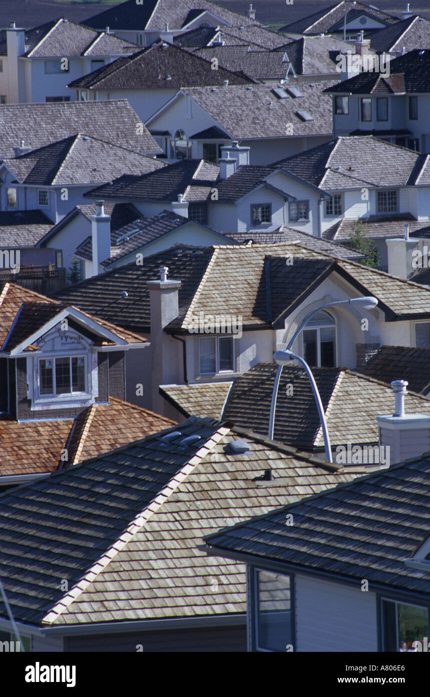 Roofs of residential homes Stock Photo - Alamy