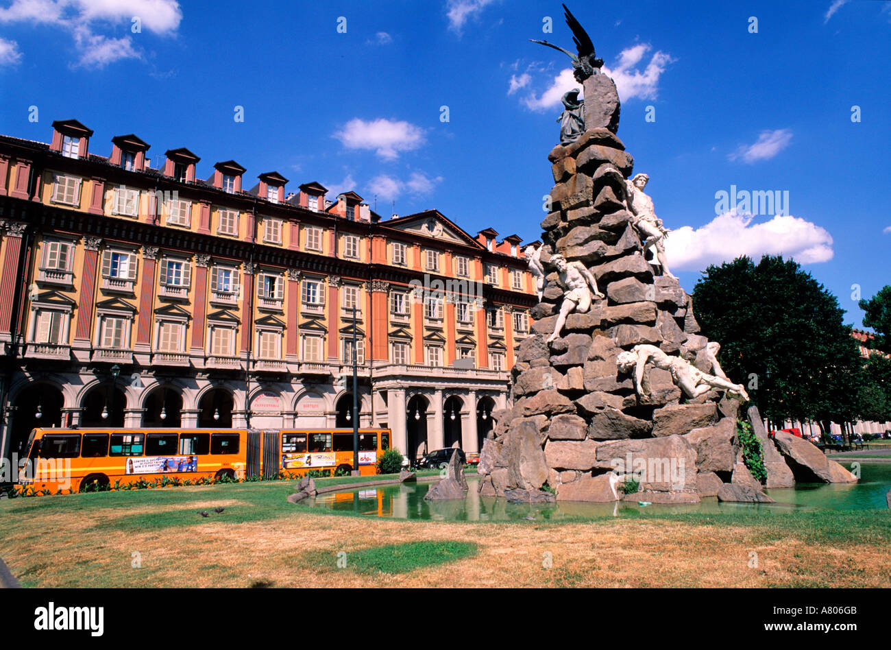 Turin piazza statuto hi-res stock photography and images - Alamy
