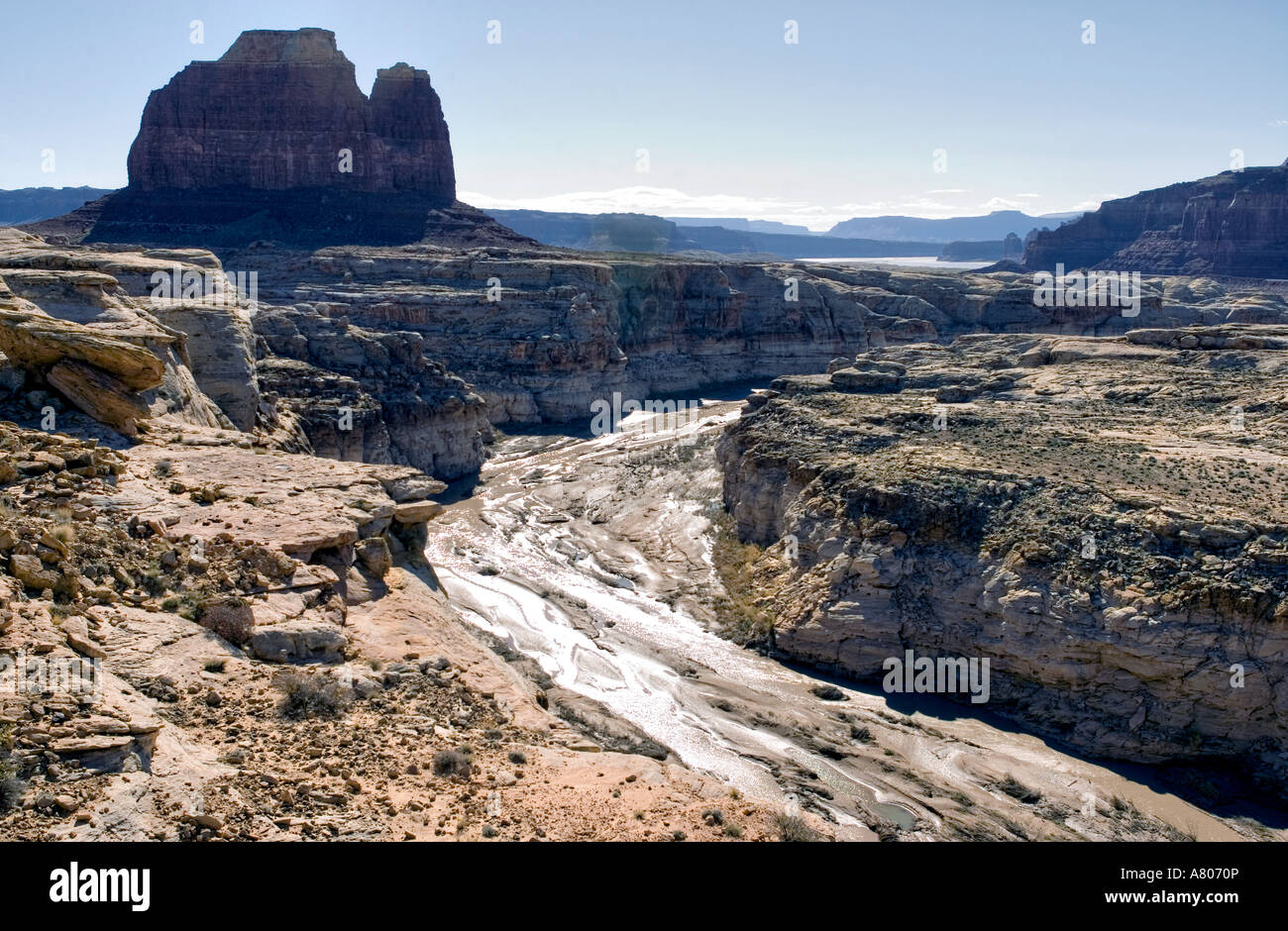 USA, Utah. Dirty Devil River near Glen Canyon National Recreation Area ...