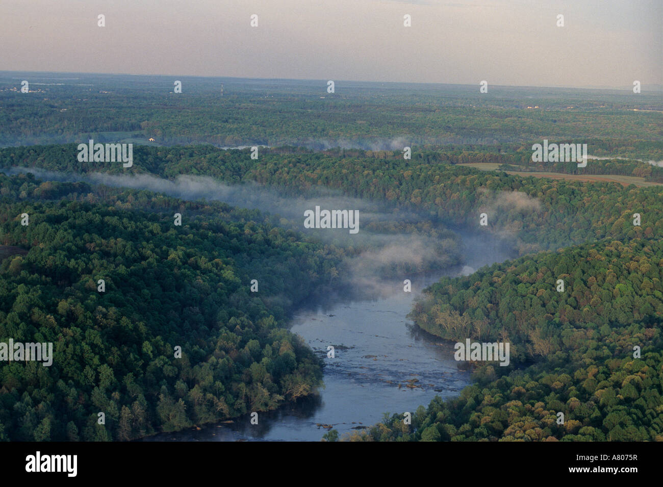 Aerial, Hallowed Ground, Virginia, Rappahannock River, Falls ...