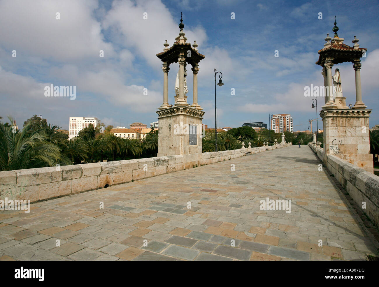 Pont del Mar Valencia Spain Europe Stock Photo - Alamy
