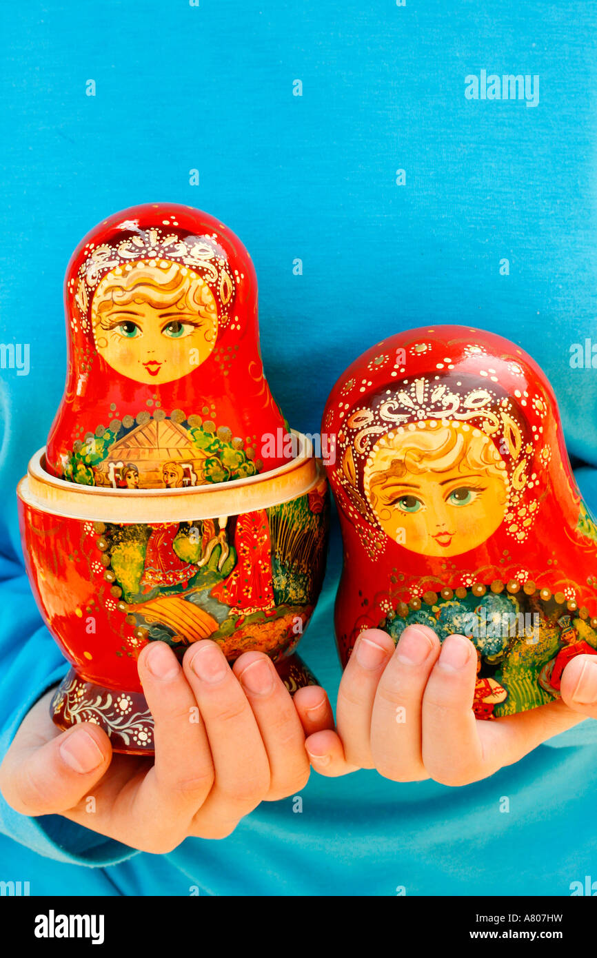 Matrioshka russian doll Stock Photo - Alamy