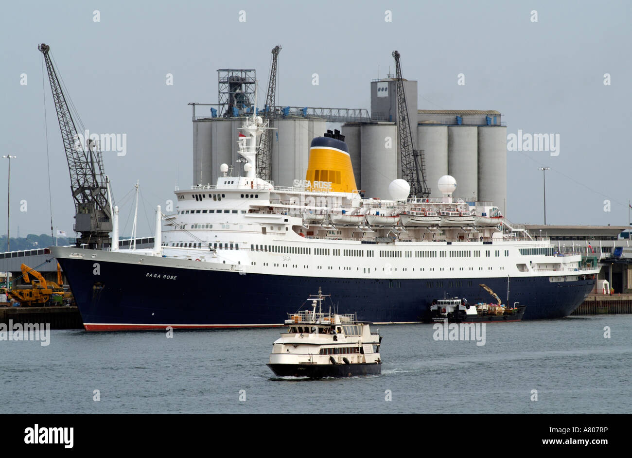 Southampton Docks The Port of Southampton England UK Saga Rose cruise ...