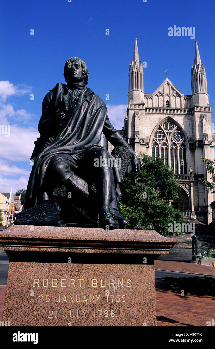 New Zealand, South Island, Dunedin cathedral (Scottish city Stock Photo ...
