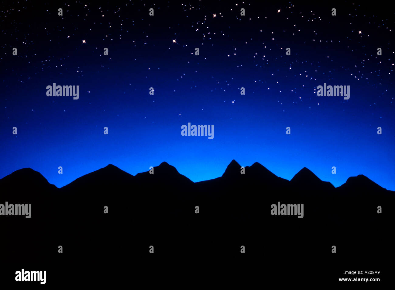 Stars mountains hi-res stock photography and images - Alamy