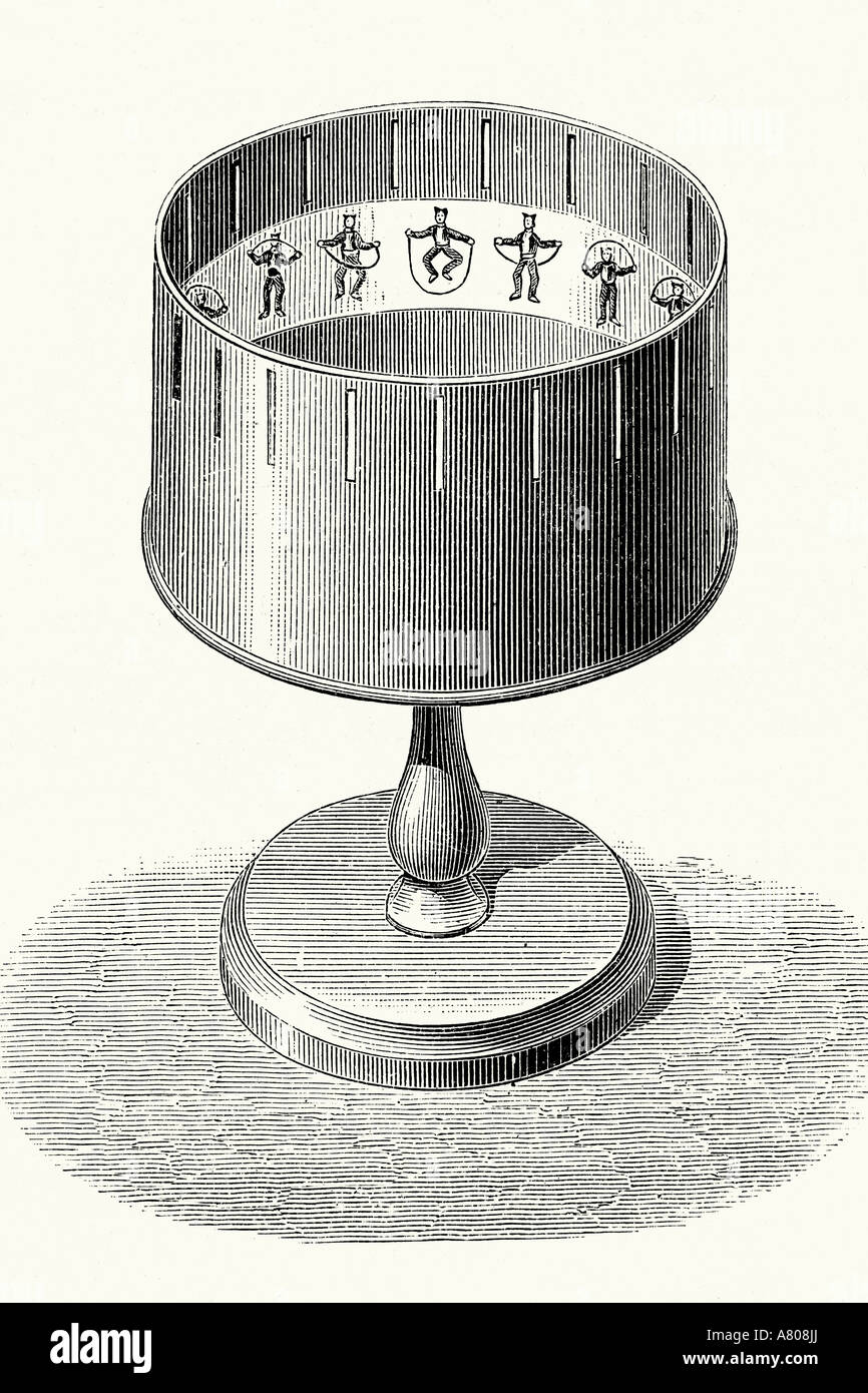 Zootrope. Antique illustration. 1882 Stock Photo - Alamy