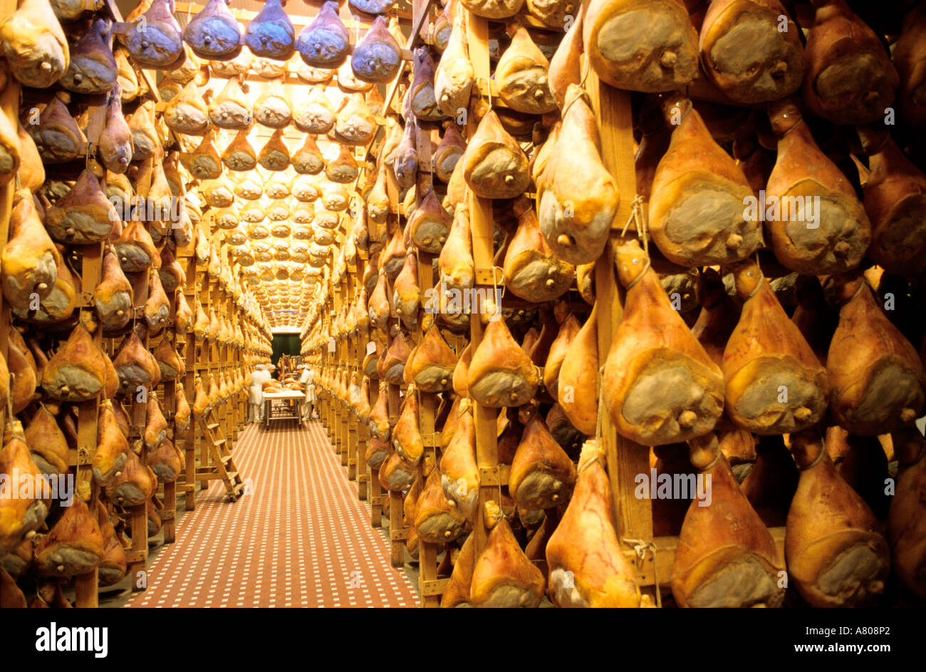 Italy, Emilia Romagna area, Parma city, Parma ham cathedral to ...