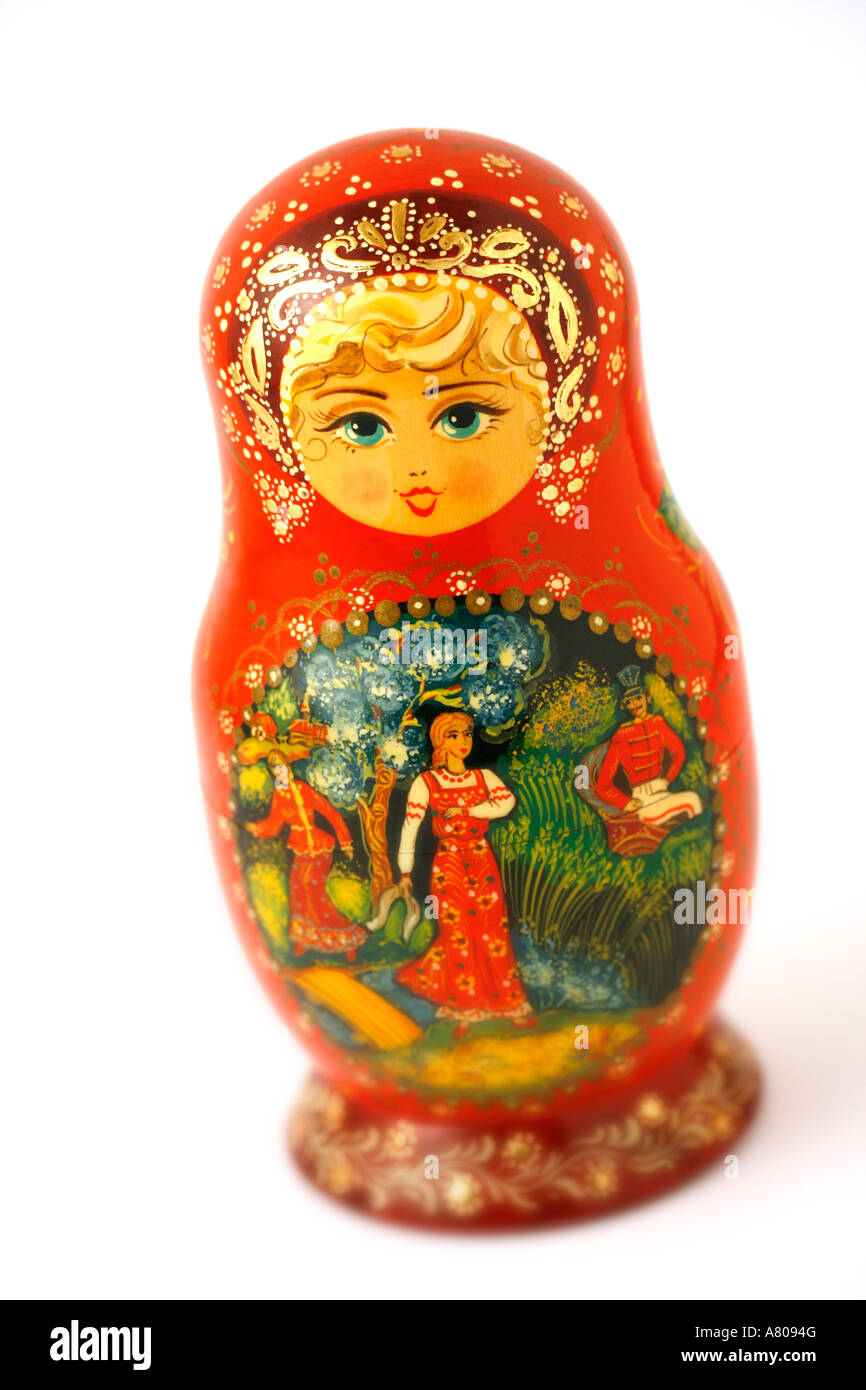 Russian dolls detail Cut Out Stock Images & Pictures - Alamy
