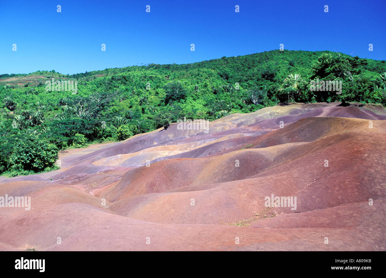 Mauritius Island, Chamarel (Seven Colours Earths Stock Photo - Alamy