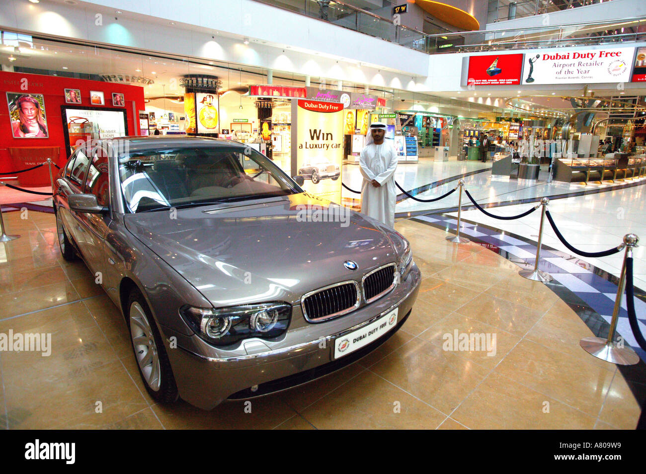 United Arab Emirates, Dubai, free-shops of Dubai airport, luxury cars ...