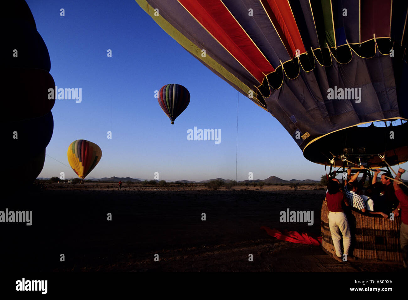 United States, Arizona, expedition in balloon Stock Photo - Alamy