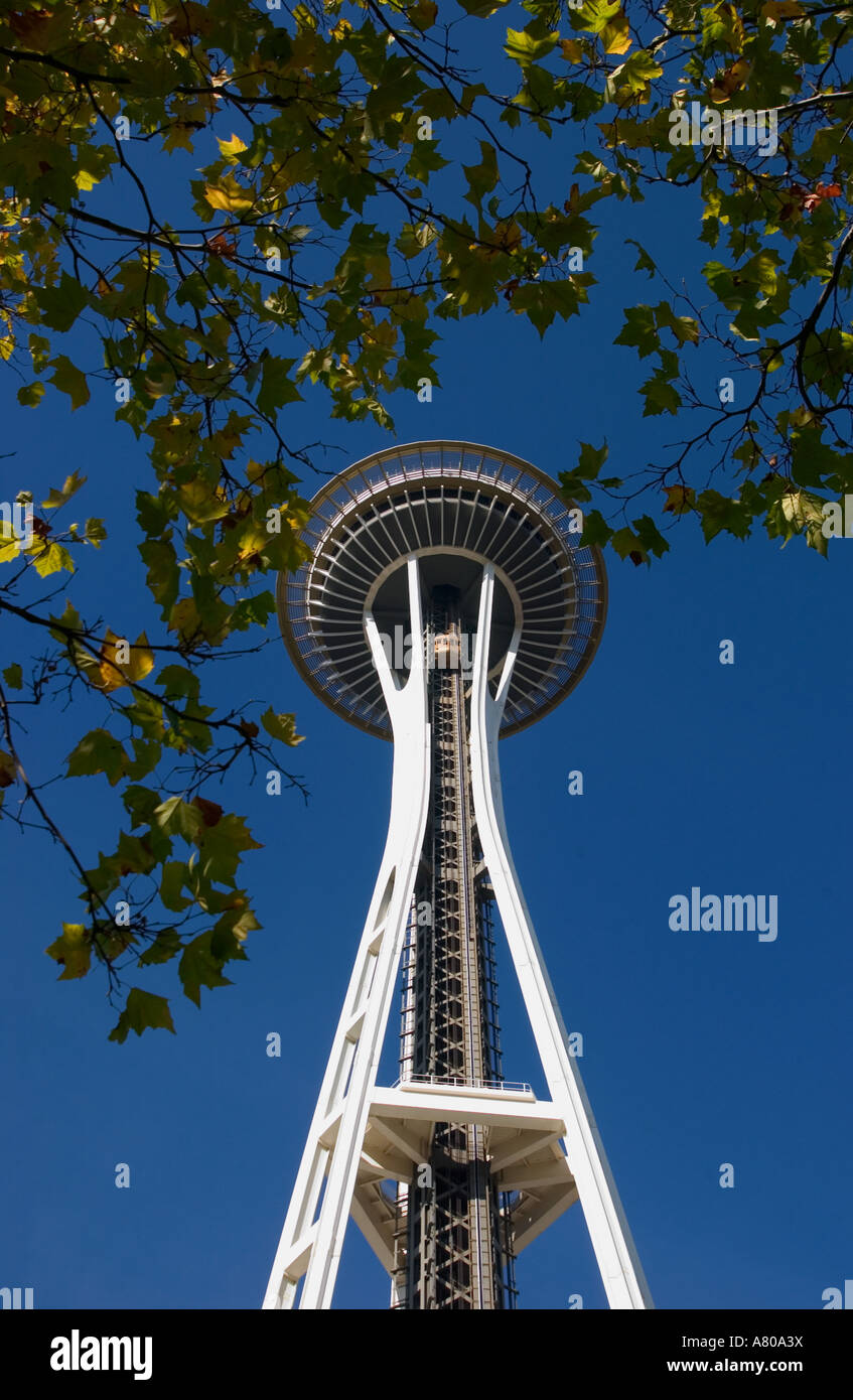 USA, Washington State, Seattle, Space Needle in fall Stock Photo - Alamy