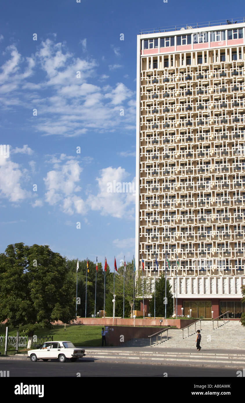 Soviet Architecture Of Hotel In Tashkent Stock Photo - Alamy