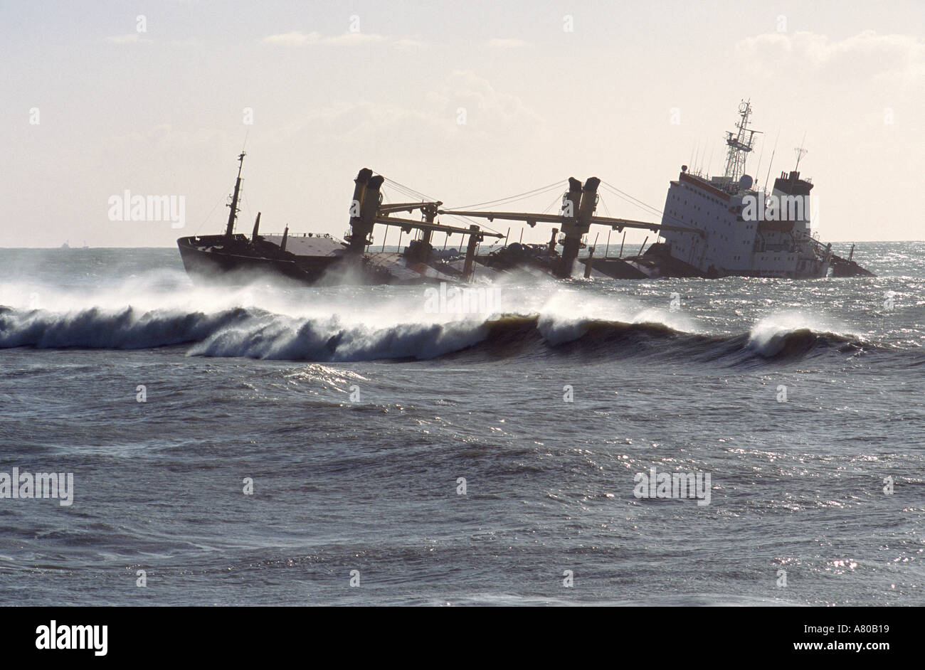 Sinking ship life boat hi-res stock photography and images - Alamy