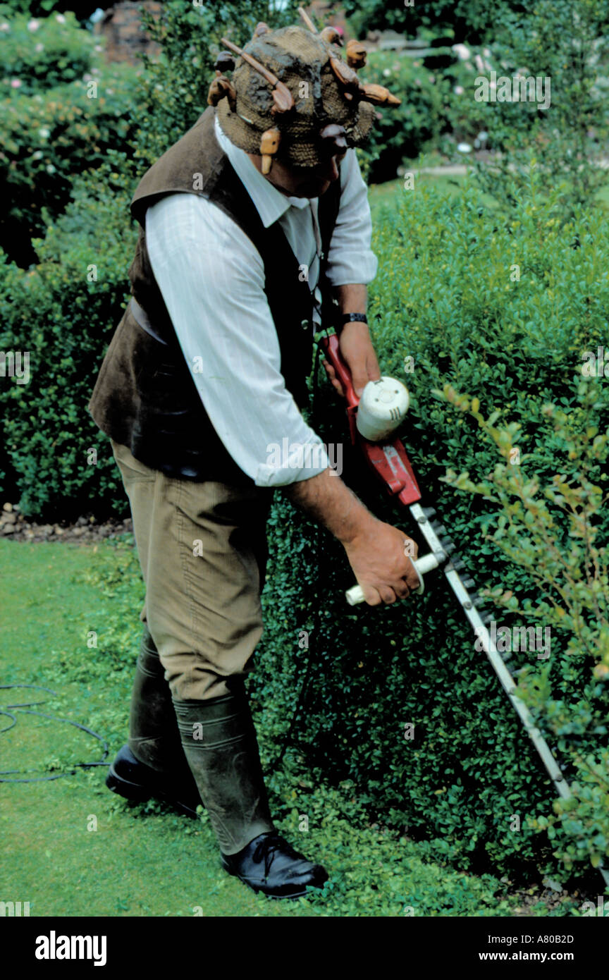 Cutting box hedge hi-res stock photography and images - Alamy