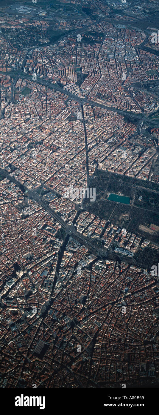 Madrid aerial plan hi-res stock photography and images - Alamy