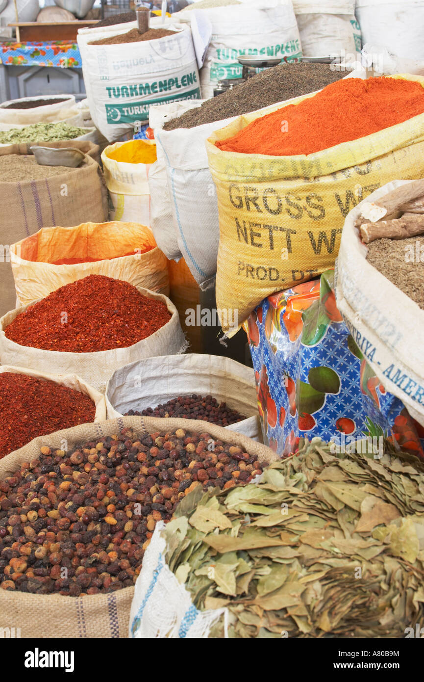 Spices And Seasonings At Market Stall Stock Photo - Alamy